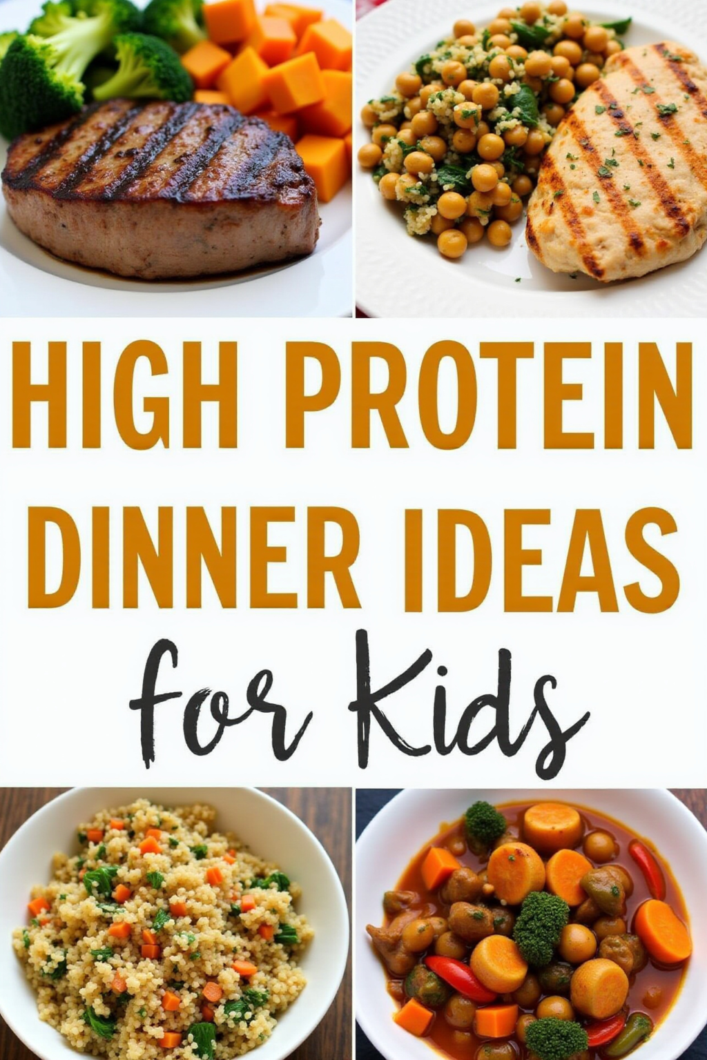 Power Up Dinner: 20+ High-Protein, Kid-Approved Recipes for Nutritious ...