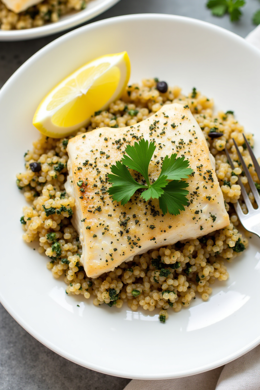Baked Cod with Herbed Quinoa: A Fresh, Flavorful Weeknight Delight ...