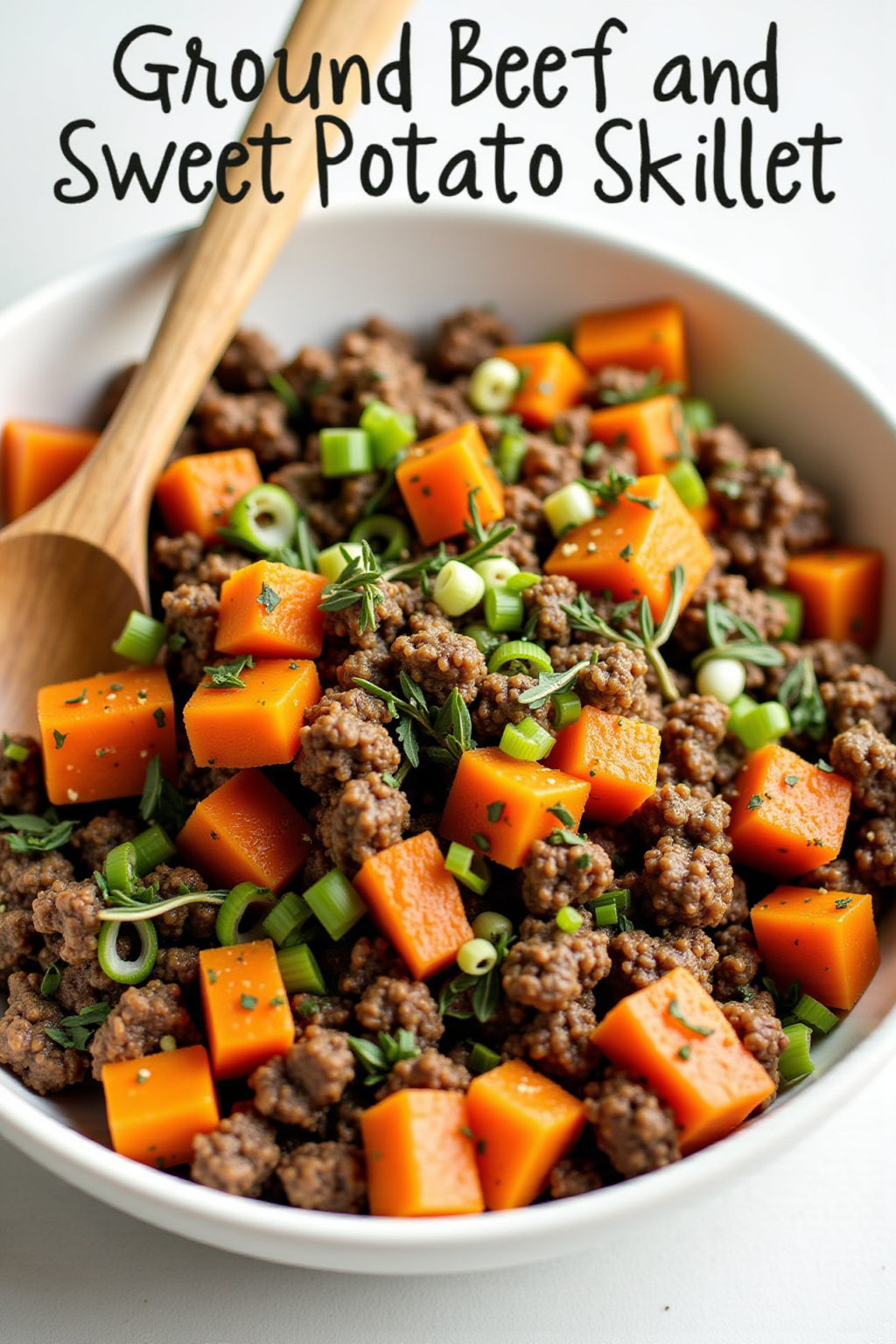 Hearty One-Pan Wonder: Savory Ground Beef & Sweet Potato Skillet ...
